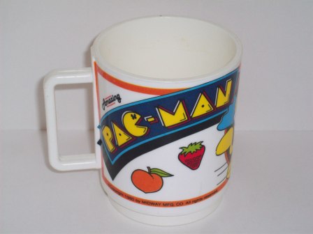 Amazing Pac-Man Plastic Mug (1980 - Midway) | Just Go Vintage