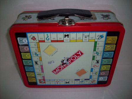Monopoly Tin Lunch Box (1998) | Just Go Vintage