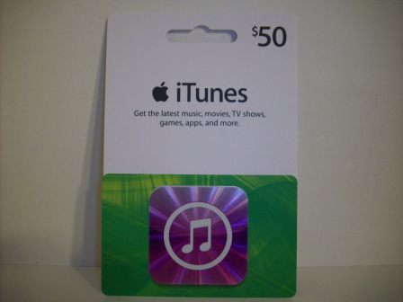 Itunes Gift Card 50