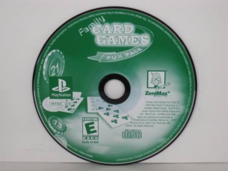 Family Card Games Fun Pack (DISC ONLY) - PS1 Game | Just Go Vintage