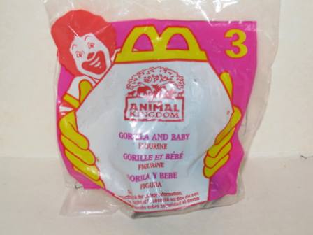 1998 McDonalds - #3 Gorilla and Baby - Animal Kingdom | Just Go Vintage